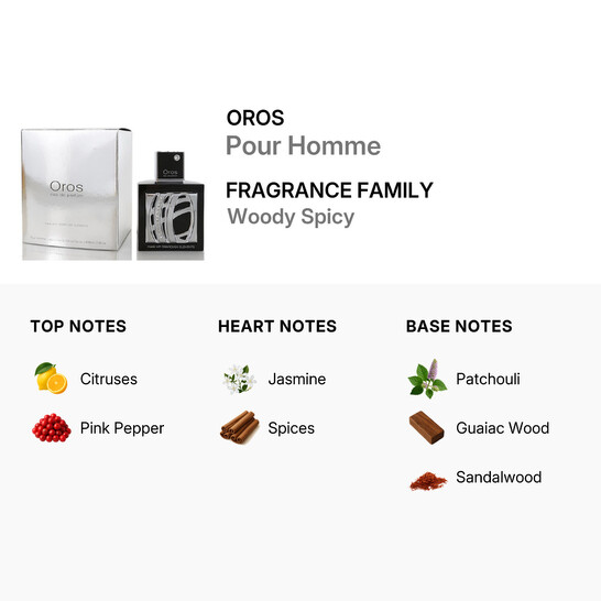 Oros Men's Pour Homme EDP 2.8 oz Fragrances 6085010041933 - Fragrances ...