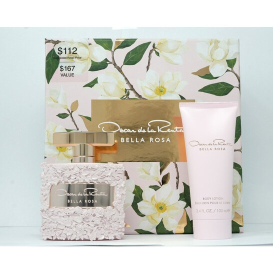 Oscar De La Renta Ladies Bella Rosa Gift Set Fragrances 085715592699 ...