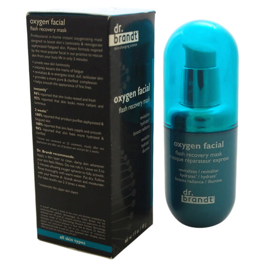Dr. Brandt Oxygen Facial Flash Recovery Mask by Dr. Brandt for Unisex ...