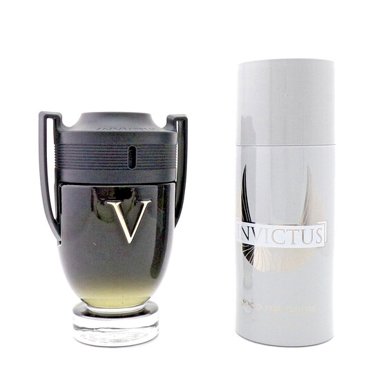 Paco Rabanne Men's Invictus Victory Gift Set Fragrances 3349668635252 ...