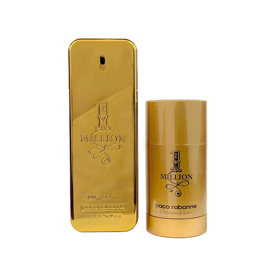 Paco Rabanne Men's One Million Gift Set Fragrances 3349668623808 ...