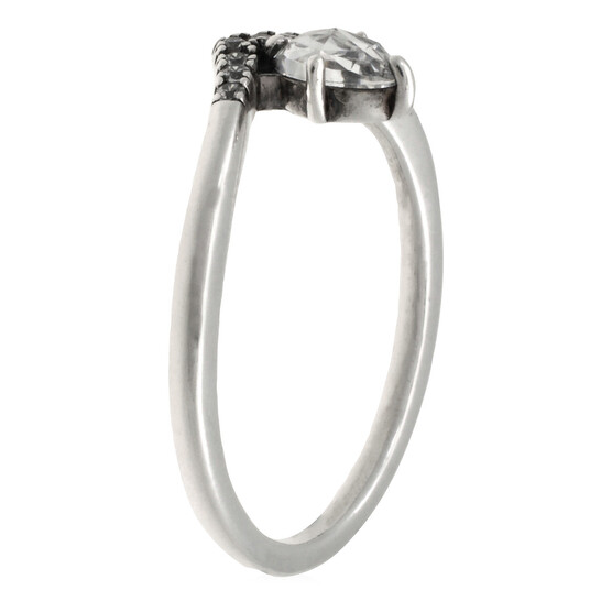 Pandora Ladies Sterling Silver Classic Wishbone Ring, Size 52 197790CZ ...