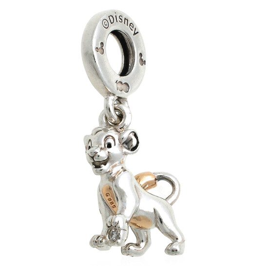 Pandora Ladies Sterling Silver Disney 100Th Anniversary Simba Dangle ...