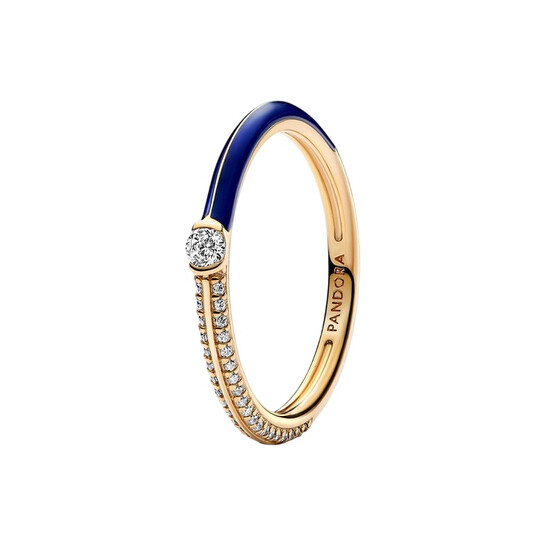 Pandora ME Paved Dual Ring, Size 50 162528C01 - Jewelry, Me - Jomashop