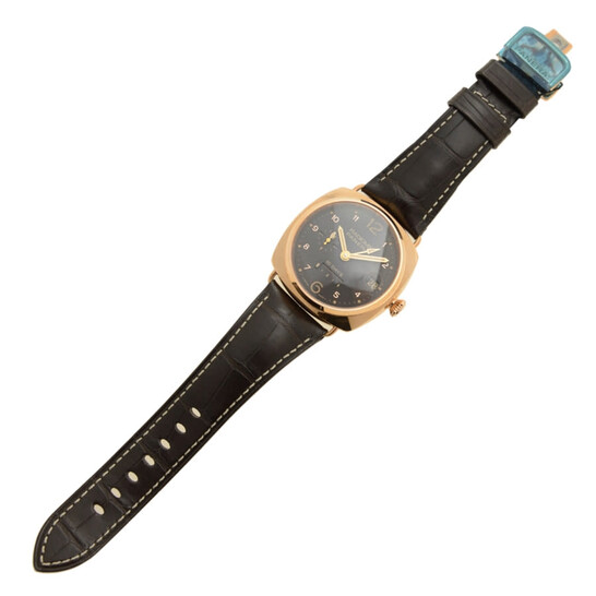 Panerai 10 Days GMT Oro Rosso Automatic Rose Gold Men's Watch PAM00497 ...