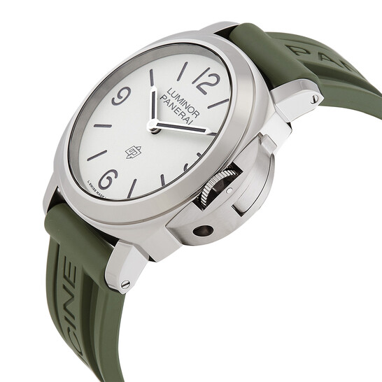 Panerai Luminor 44mm Base Logo Automatic White Dial Men's Watch ...