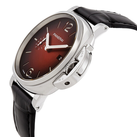 Panerai Luminor Due 42mm Automatic Burgundy Dial Men's Watch PAM01424 ...