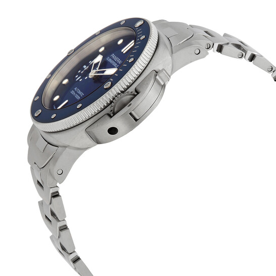 Panerai Submersible Blu Notte Automatic Blue Dial Men's Watch PAM02068 ...