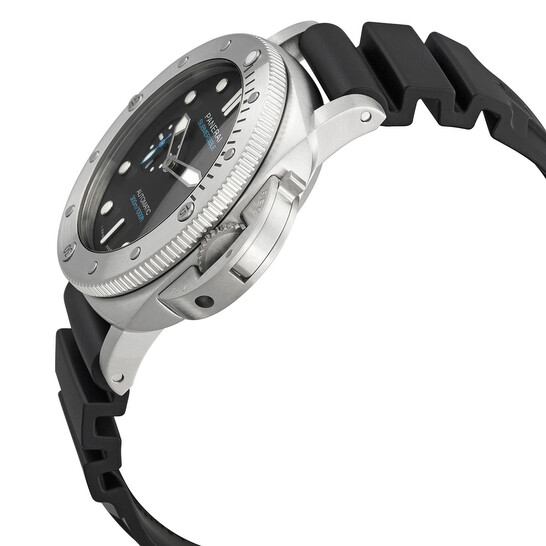 Panerai Submersible QuarantaQuattro 44mm Automatic Black Dial Men's ...