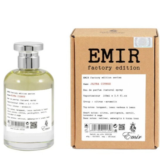 Paris Corner Unisex Emir Factory Edition Ultra Citrus EDP Spray 3.4 oz ...