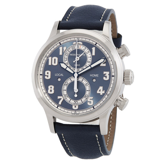 Patek Philippe Complications Calatrava Pilot Travel Time Chronograph ...