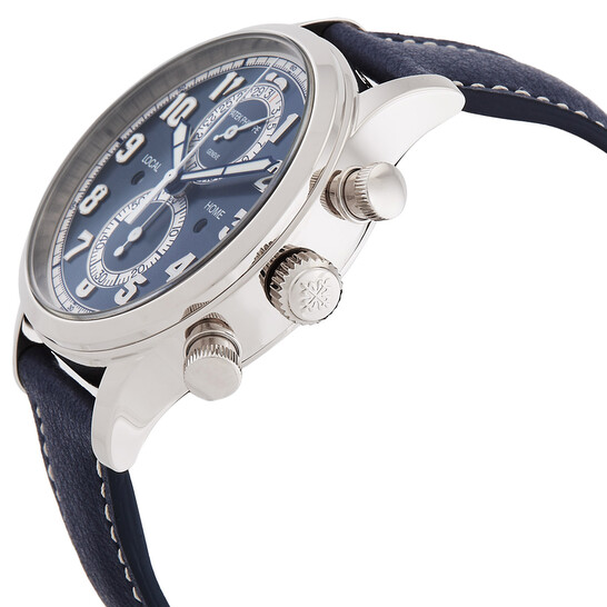 Patek Philippe Complications Calatrava Pilot Travel Time Chronograph ...