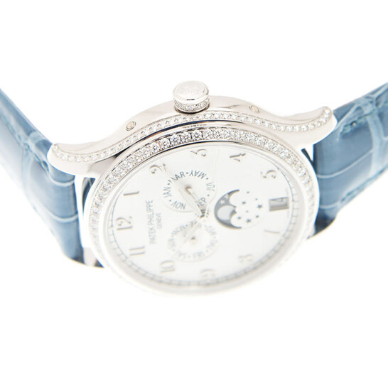 Patek Philippe Complications Diamond White Dial Ladies Watch 4947G-010 ...