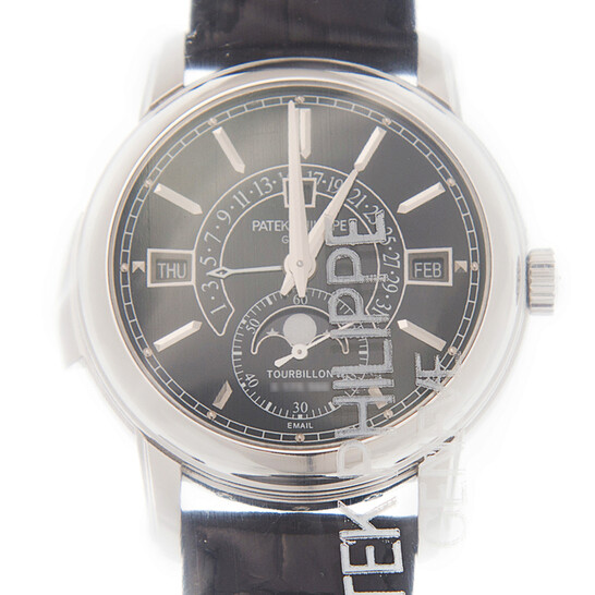 Patek Philippe Grand Complications Perpetual Tourbillon Black Dial ...