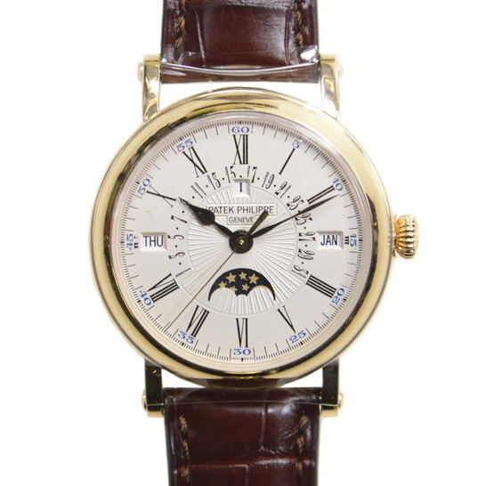 Patek Philippe Perpetual Calendar Automatic White Dial Men's Watch ...