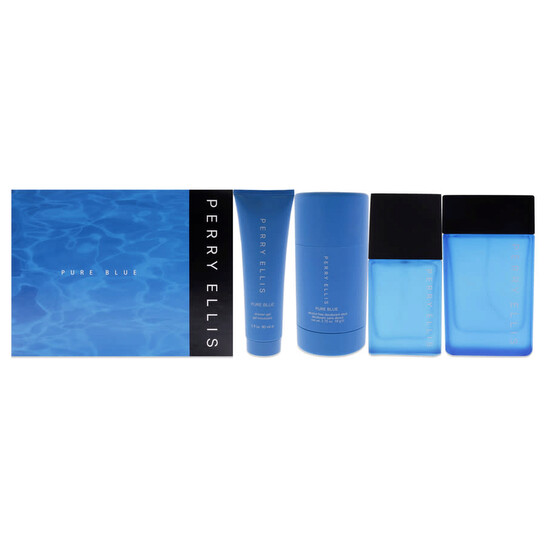Perry Ellis Men's Pure Blue Gift Set Fragrances 844061012479 ...
