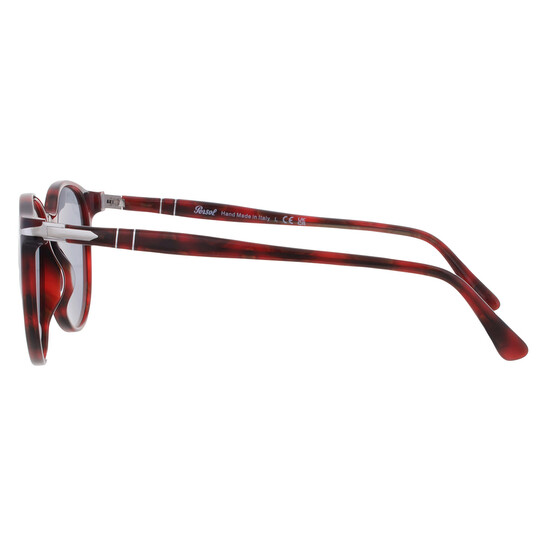 Persol Grey Round Unisex Sunglasses PO3228S 1100R5 53 8056597058797 ...