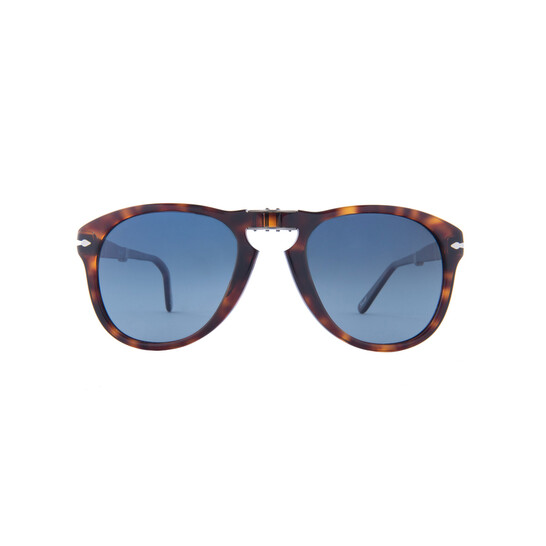 Persol Polarized Blue Gradient Pilot Folding Men's Sunglasses PO0714 ...
