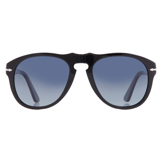 Persol Polarized Blue Gradient Pilot Men's Sunglasses PO0649 95/S3 54 ...