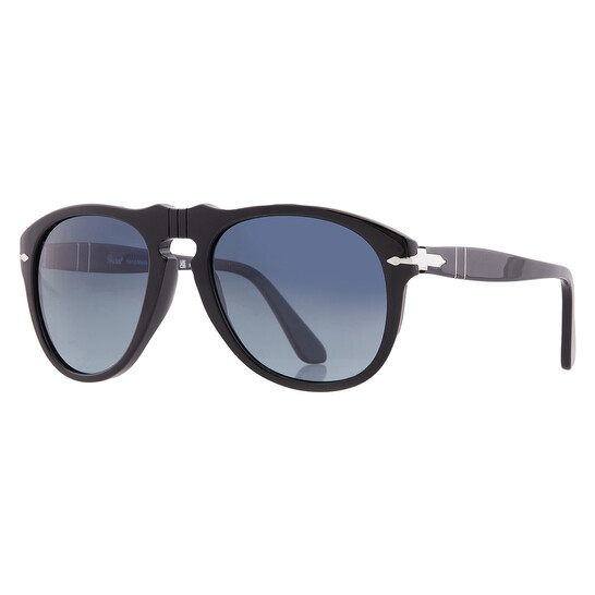 Persol Polarized Blue Gradient Pilot Men's Sunglasses PO0649 95/S3 54 ...