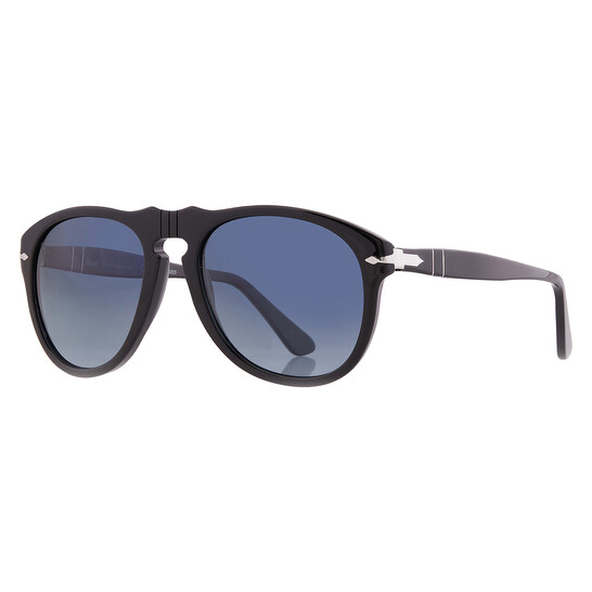 Persol Polarized Blue Gradient Pilot Men's Sunglasses PO0649 95/S3 56 ...