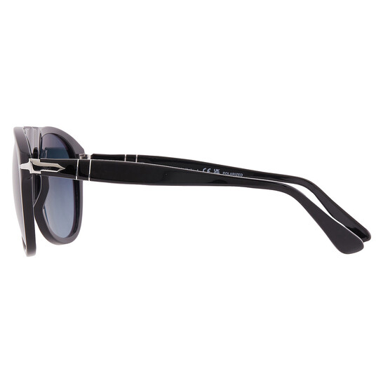 Persol Polarized Blue Gradient Pilot Men's Sunglasses PO0649 95/S3 56 ...