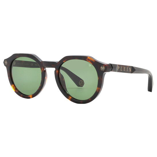 Philipp Plein Green Oval Men's Sunglasses SPP002M 0722 51 190605368558 ...