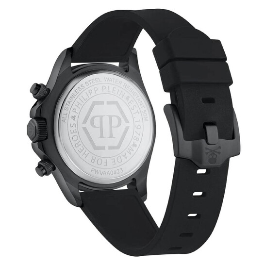 Philipp Plein Nobile Racing Chronograph Quartz Black Dial Men's Watch ...