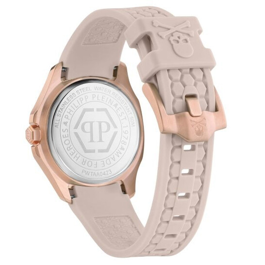 Philipp Plein Spectre Lady Quartz Crystal Beige Dial Ladies Watch ...