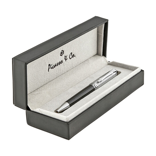 Picasso And Co Black/Rhodium Plated Ballpoint Pen PS926BTSDB ...