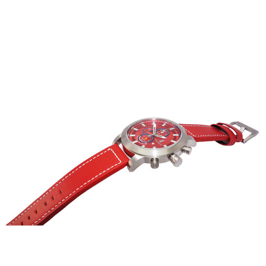 Polanti Rogue Chronograph Quartz Red Dial Men's Watch RG0001M-SS ...