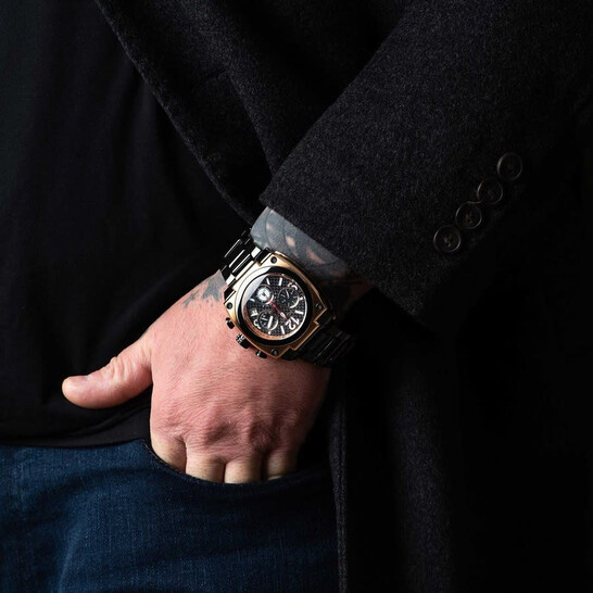 Polanti Torque Ii Chrono Chronograph Black Dial Men's Watch PLT2004LB ...