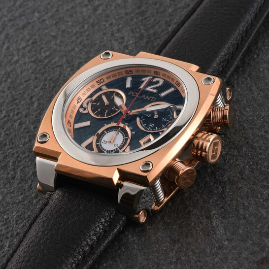 Polanti Torque Ii Chrono Chronograph Blue Dial Men's Watch PLT2004LB ...