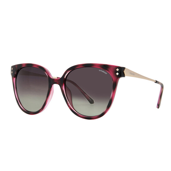 Polaroid Polarized Grey Cat Eye Ladies Sunglasses PLD 4047/S 0R8W/8W 54 ...