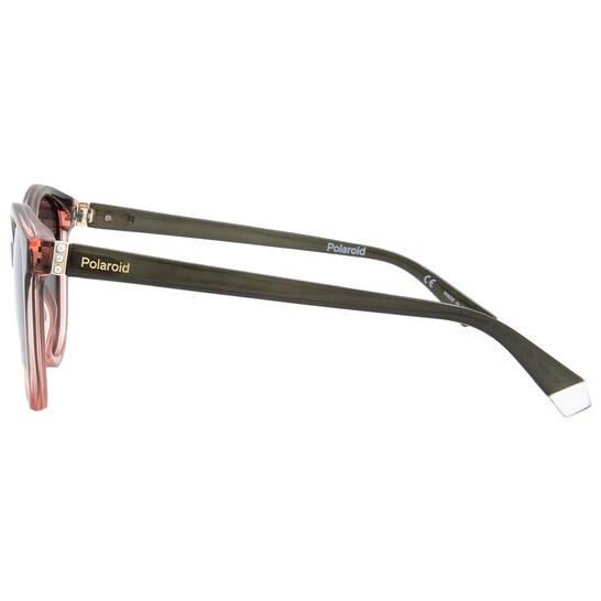 Polaroid Polarized Grey Oval Ladies Sunglasses PLD 4133/S/X 0IWB/M9 55 ...