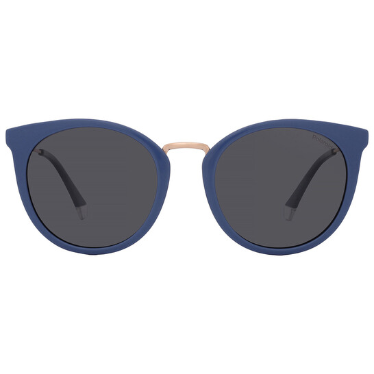 Polaroid Polarized Grey Oval Ladies Sunglasses PLD 4146/S/X 0MVU/M9 53 ...
