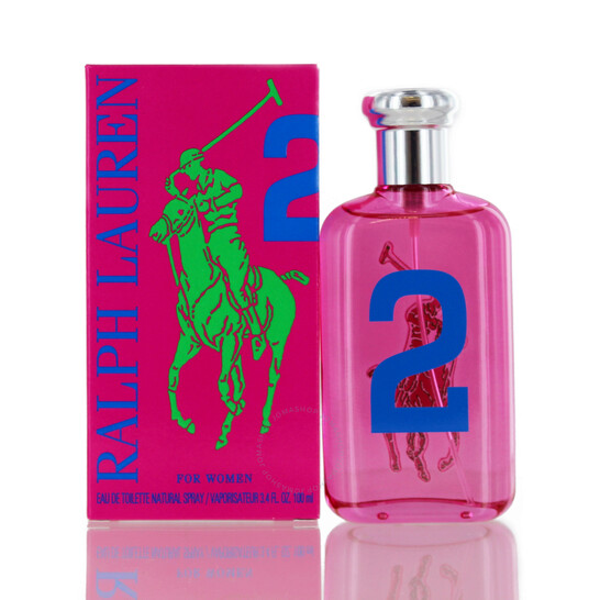 Ralph Lauren Polo Big Pony 2 / Ralph Lauren EDT Spray (pink) 3.4 oz (w ...