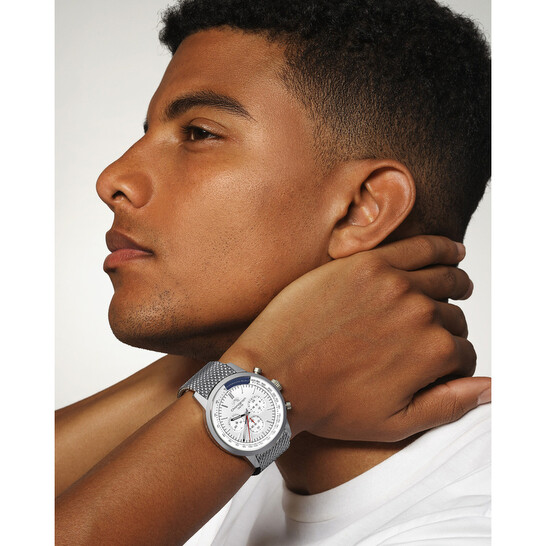 Porsamo Bleu Simon Chronograph Quartz Silver Dial Men's Watch 1321ASIS ...