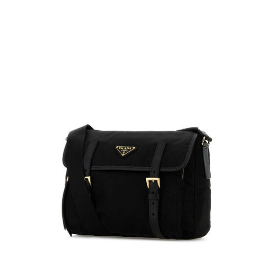 Prada Black Canvas Crossbody Bag 1BD399R064 F0002 8057627140192 ...