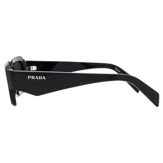 Prada Dark Grey Rectangular Men's Sunglasses PR 27ZS 16K08Z 54 ...