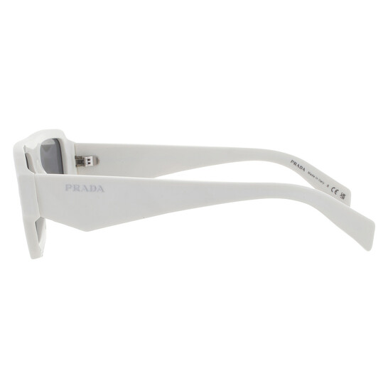 Prada Dark Grey Rectangular Men's Sunglasses PR A05S 17K08Z 53 ...
