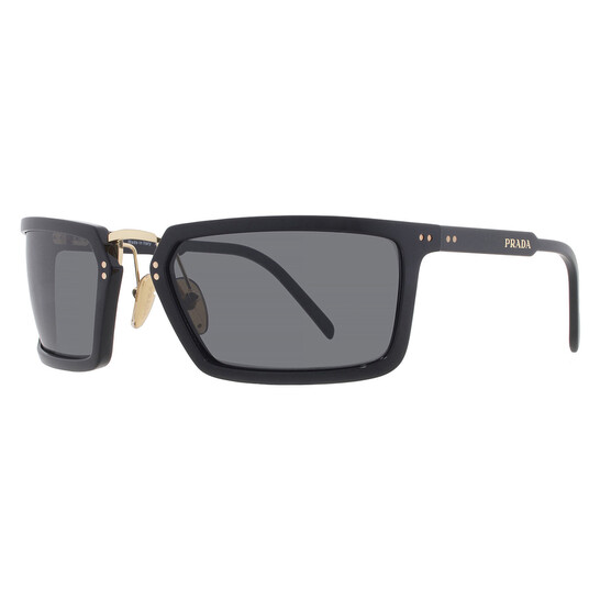 Prada Dark Grey Wrap Men's Sunglasses PR A11S 1AB5S0 62 8056597961776 ...