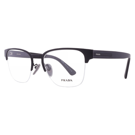 Prada Demo Oval Men's Eyeglasses PR A52V 1BO1O1 54 8056597970815 ...