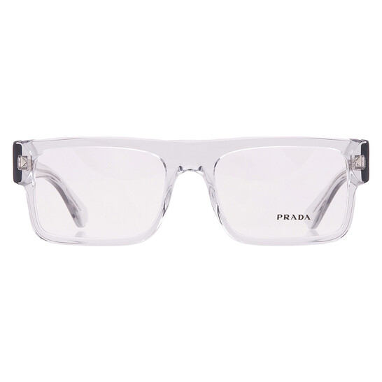 Prada Demo Rectangular Men's Eyeglasses PR A01V 17P1O1 57 8056597968676 ...