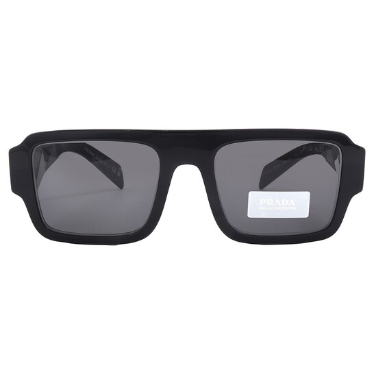 Prada Grey Browline Men's Sunglasses PR A05S 16K08Z 53 8056597971829 ...