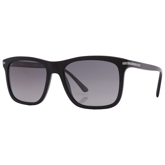 Prada Grey Gradient Square Men's Sunglasses PR 18WS 1AB09G 56 ...