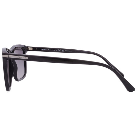 Prada Grey Gradient Square Men's Sunglasses PR 18WS 1AB09G 56 ...