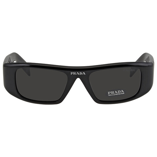Prada Grey Rectangular Ladies Sunglasses PR 20WS 1AB5S0 49 ...