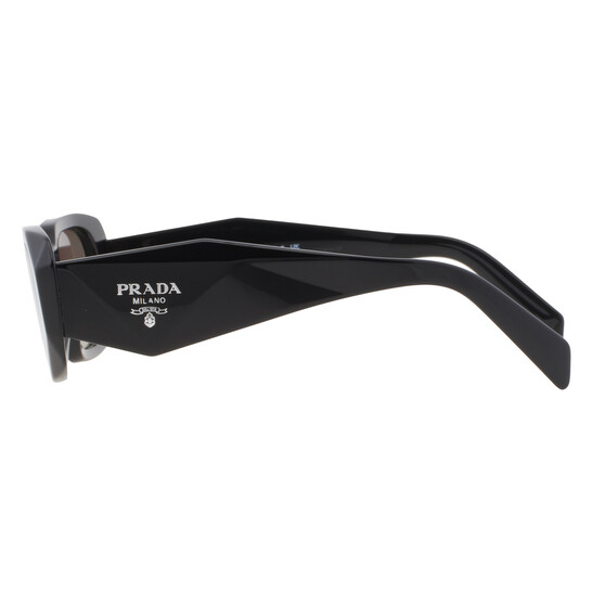 Prada Light Grey Mirror Silver Geometric Ladies Sunglasses PR 17WS ...