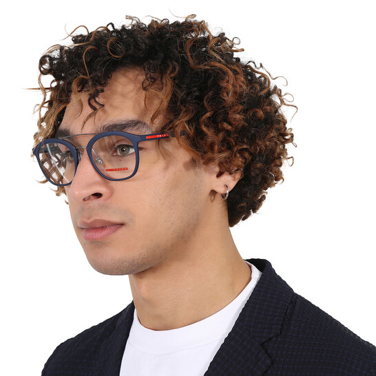 Prada Linea Rossa Demo Pilot Men's Eyeglasses PS02HV U6W1O1 50 ...